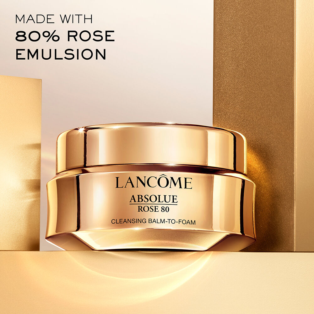 Absolue Rose 80 Transformative Cleansing Balm to Foam - Lancôme